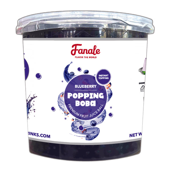 Popping Boba - Blueberry Flavor - Fanale Bursting Boba – Fanale Drinks